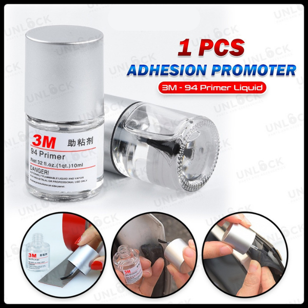 3M Strong Permanent 94 Primer Adhesion Promoter For Double Sided Tape Primer Liquid 10ml ...
