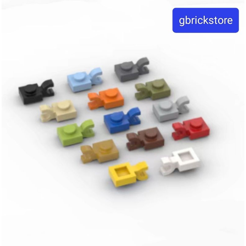 Building blocks 61252【10/20pcs】1x1 with open o clip (horizontal grip ...