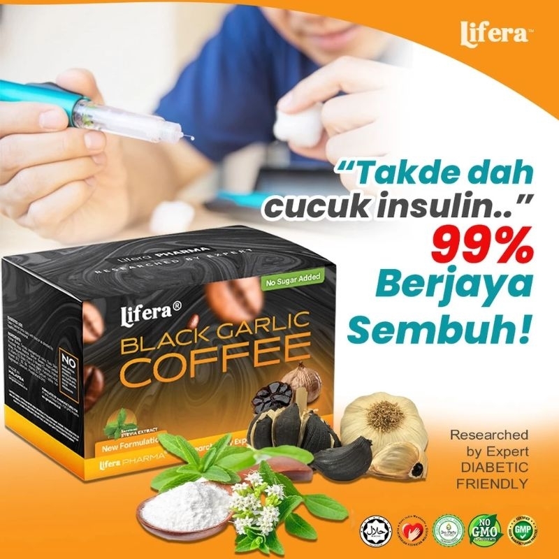 [DENGAN FORMULA LEBIH BERKESAN] LIFERA KOPI BAWANG HITAM (BLACK GARLIC ...