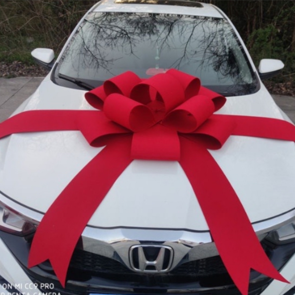 Big Car Bow I Big Car Ribbon I Big Red Ribbon I Ribbon Kereta New Car ...