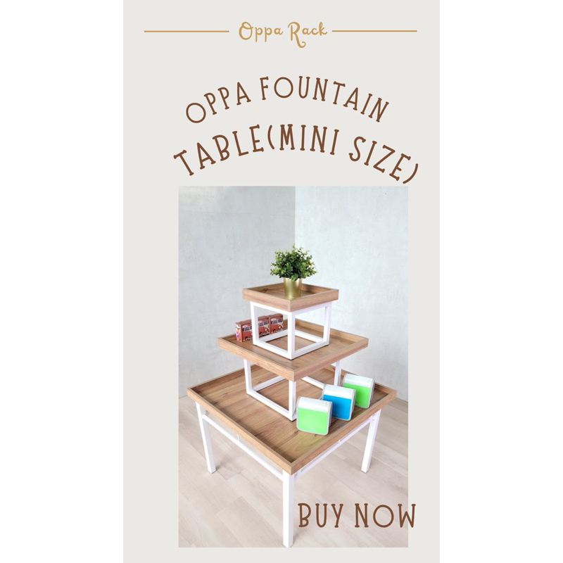 [⚠️Mini Size] Oppa Fountain Table 3 Level | Shopee Malaysia
