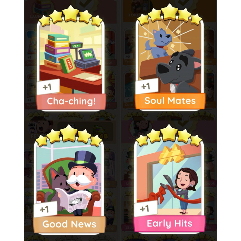 CHAT FIRST! MONOPOLY GO STICKER 5 STAR | Shopee Malaysia