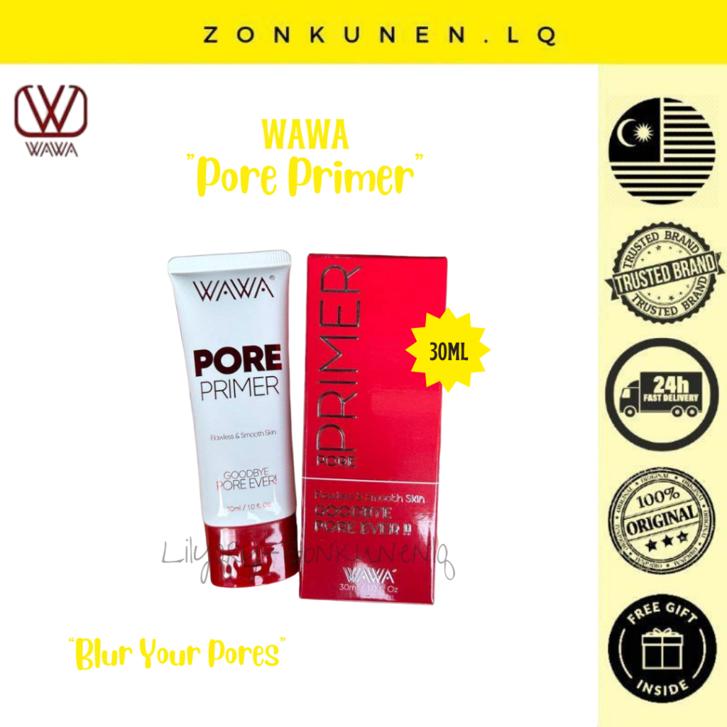 WAWA PORE PRIMER NEW PACKAGING 30ML (READY STOCKL KL) | Shopee Malaysia