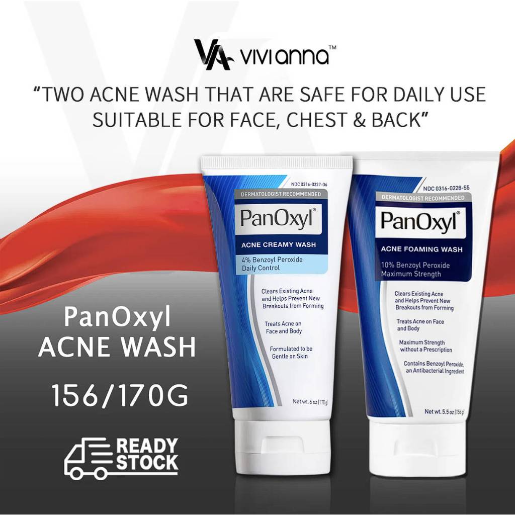Maxium Pan Benzoyl Acne Cleanser, Pan Face Wash 4% Benzoyl Peroxide ...