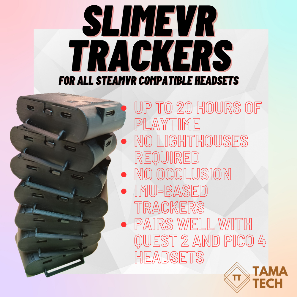 SlimeVR VR Full Body Tracker for Custom Sets for Meta Oculus Quest 2 3 ...