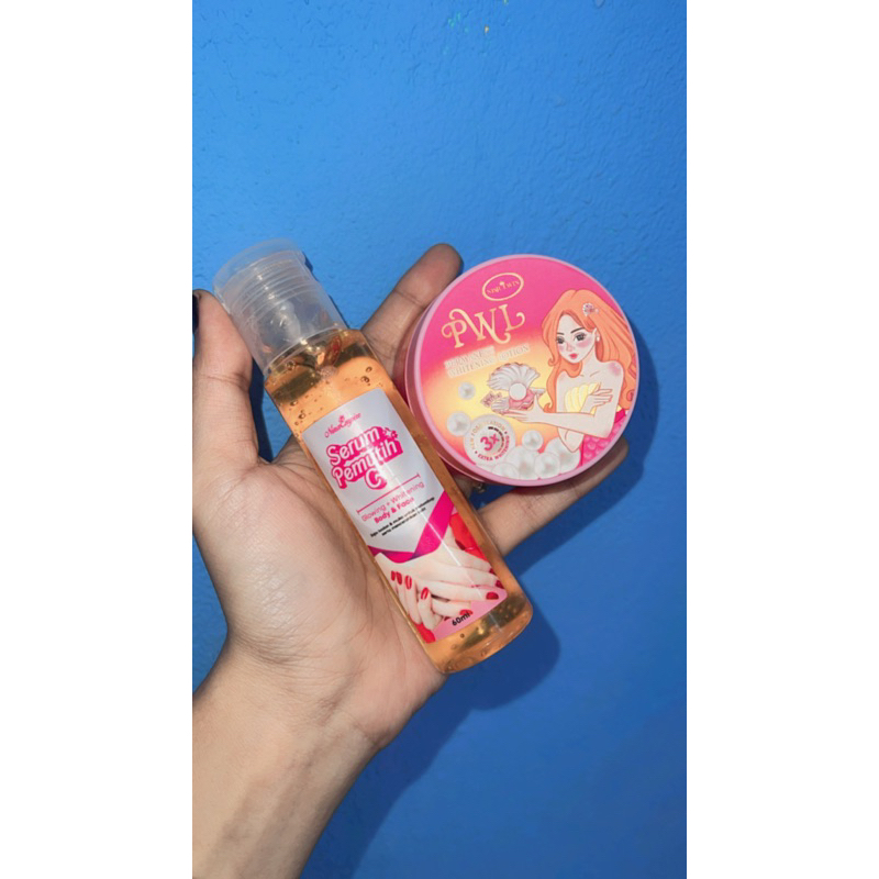 Pwl 50g whitening Lotion Combo Serum pemutih C (SET COMBO) | Shopee ...