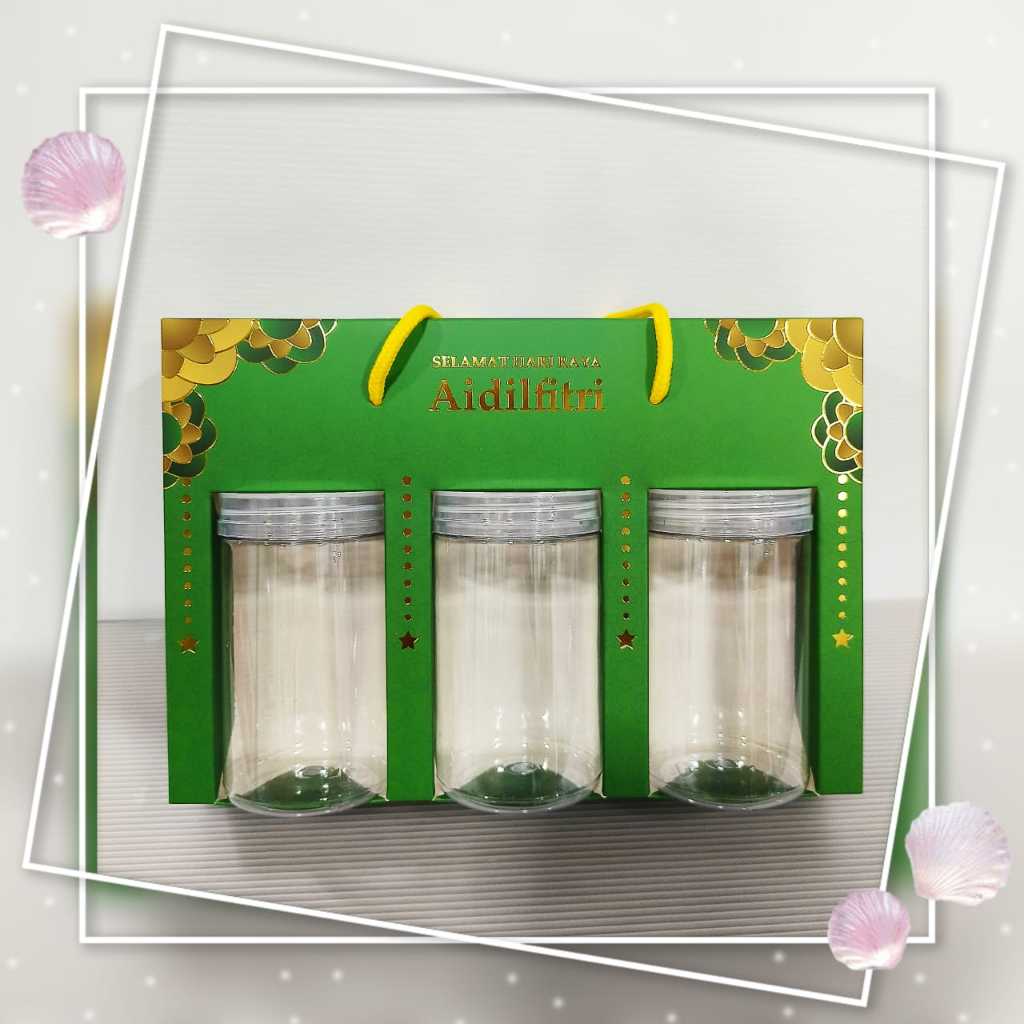 HARI RAYA GIFT BOX / KOTAK HADIAH KUIH RAYA ( 1 BOX + 3 CONTAINER ...