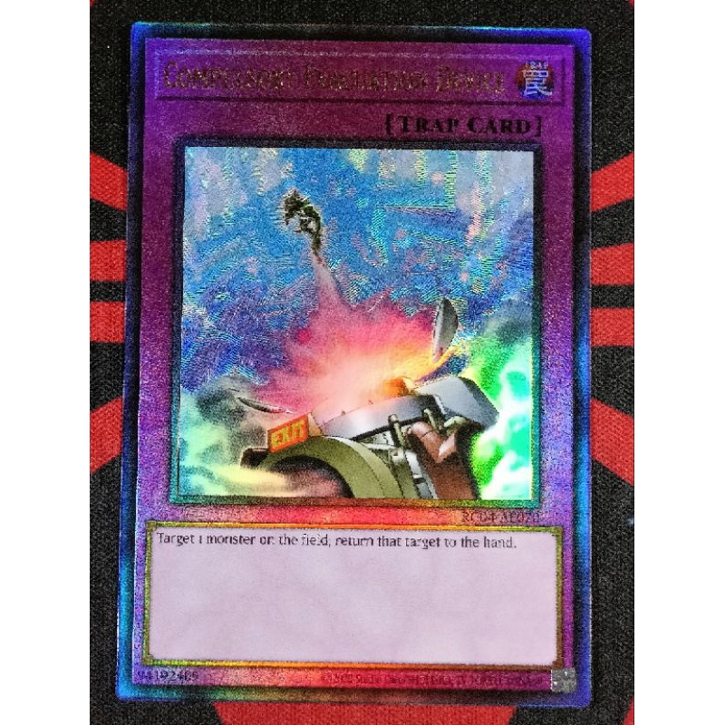 YUGIOH KONAMI RC04-AE070 "Compulsory Evacuation Device" (Unlimited Rare ...