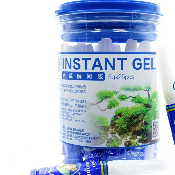 Aquascaping Instant glue moss glue underwater glue （水草瞬间胶水) | Shopee ...
