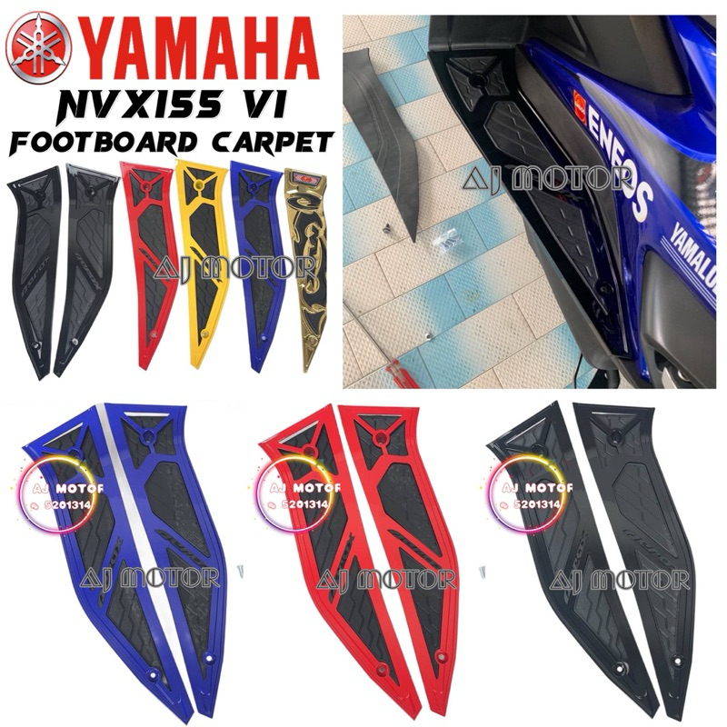 YAMAHA NVX155 NVX V1 CARPET FOOTBOARD FLOOR PANEL PLATE PAPAN KAKI ...