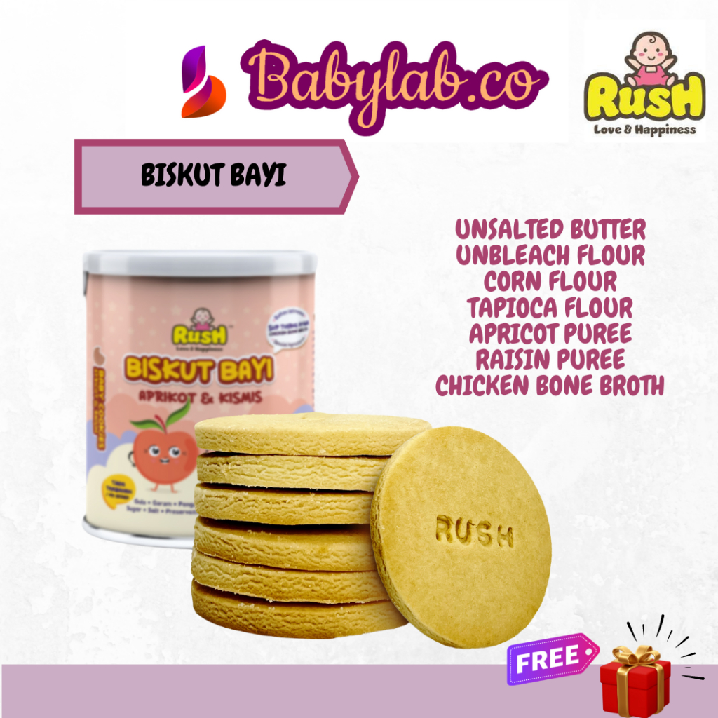 RUSH BABY | BABY FOOD MAKANAN BAYI BONE BROOTH BABY COOKIES BISKUT ...