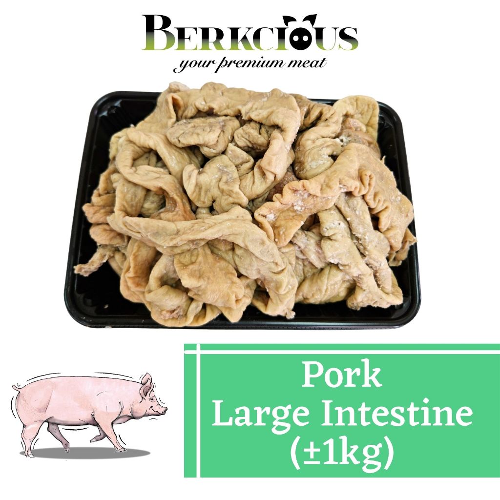 Berkcious Healthy White Pork - Large Intestine (±1kg) | Shopee Malaysia