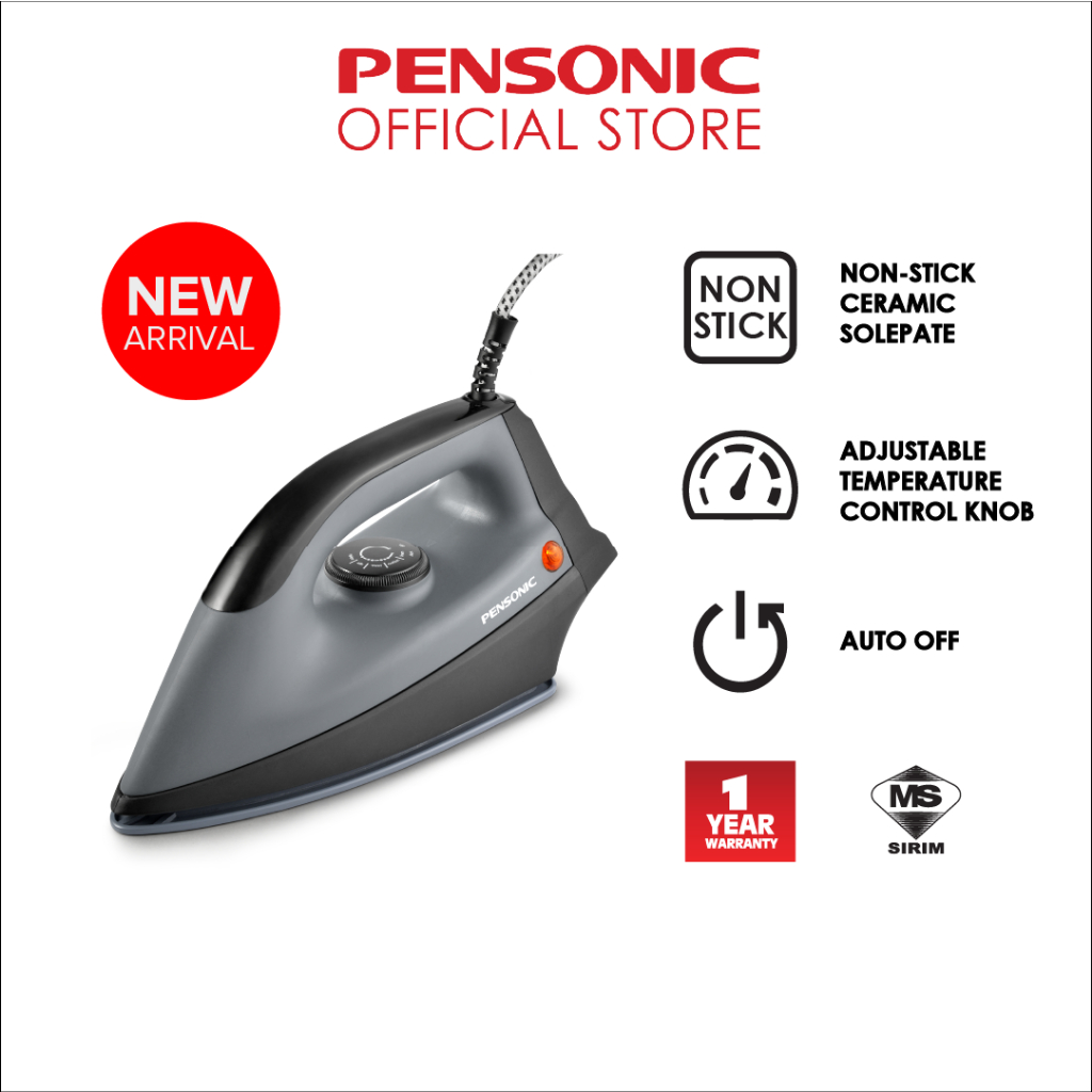 Pensonic Dry Iron | PI-6003 | Shopee Malaysia
