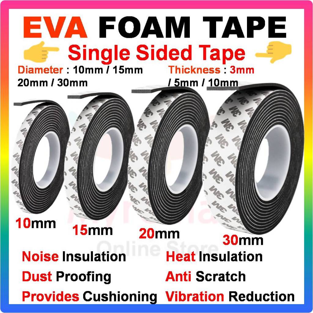 EVA Foam Single Sided Tape High Quality Sponge Tape Strong Heavy Duty ...