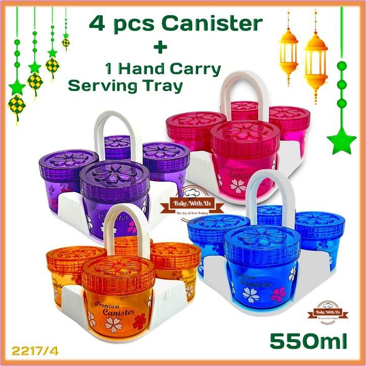 Bekas Kuih Raya Set / Cookies Container Set / Bekas Kuih Raya / Balang ...