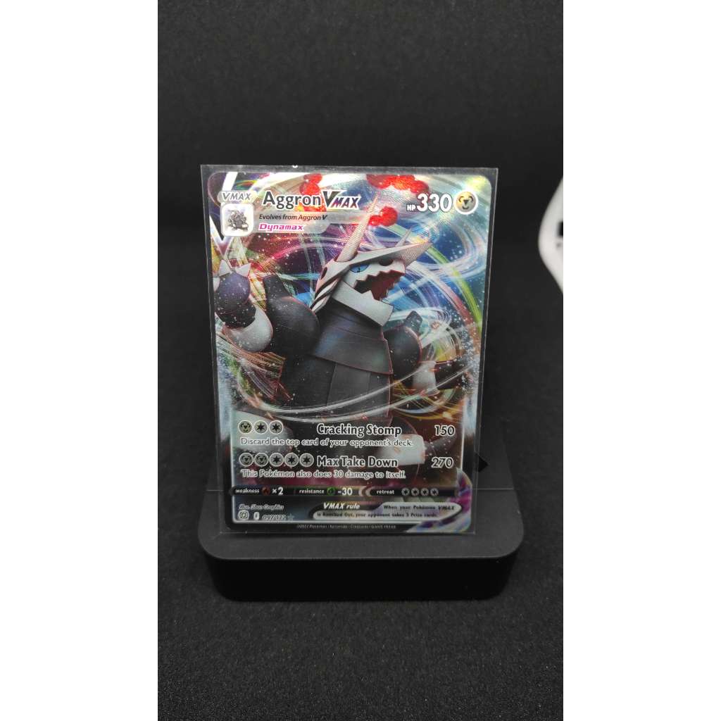 Pokemon TCG Aggron VMAX R 097/172 [Sword & Shield Brilliant Stars ...