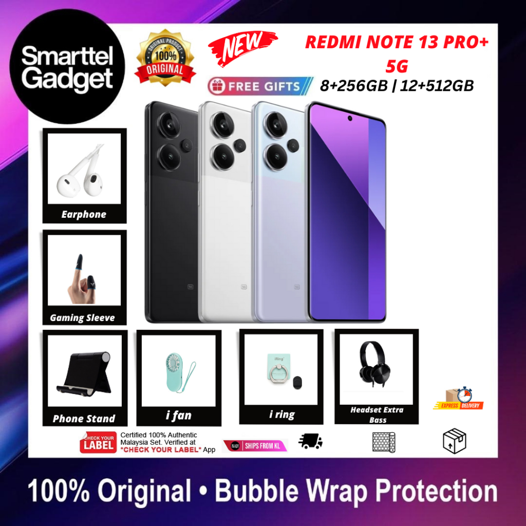 MYSET NEW Xiaomi Note 13 Pro+ | 13 Pro Plus 5G 8GB+256GB | 6'67inch ...