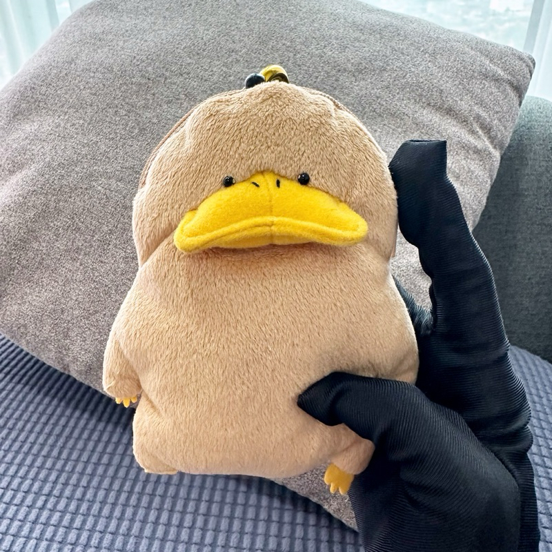 Japan 🇯🇵 Sunlemon Platypus san Duck Smooth Fluffy Coin Pouch Card Case ...