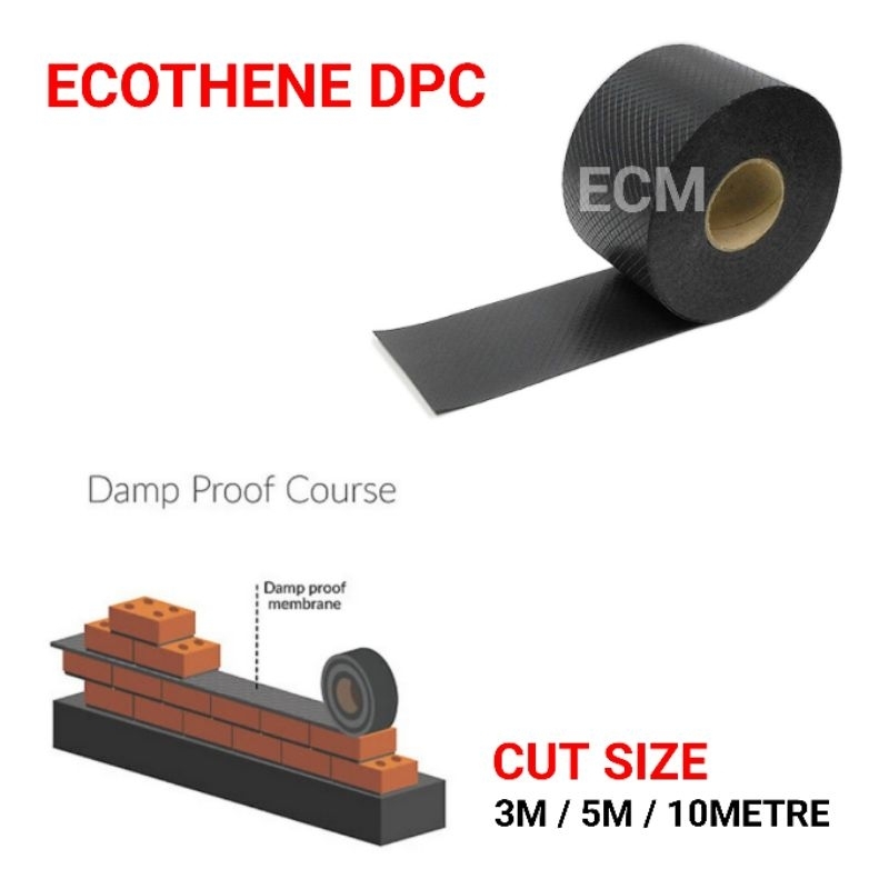 (3METRE - 10METRE) SIRIM TESTED, ECOTHENE DAMPROOF COURSE DPC - FOR ...