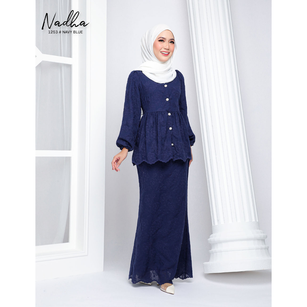 CHICCHOC l NADHA KURUNG MODERN 1253 BAJU RAYA READY STOCK | Shopee Malaysia
