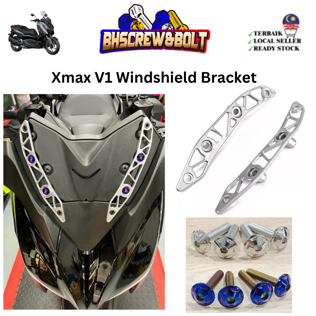 Xmax V1 Windshield Bracket/Xmax windshield bracket skru | Shopee Malaysia