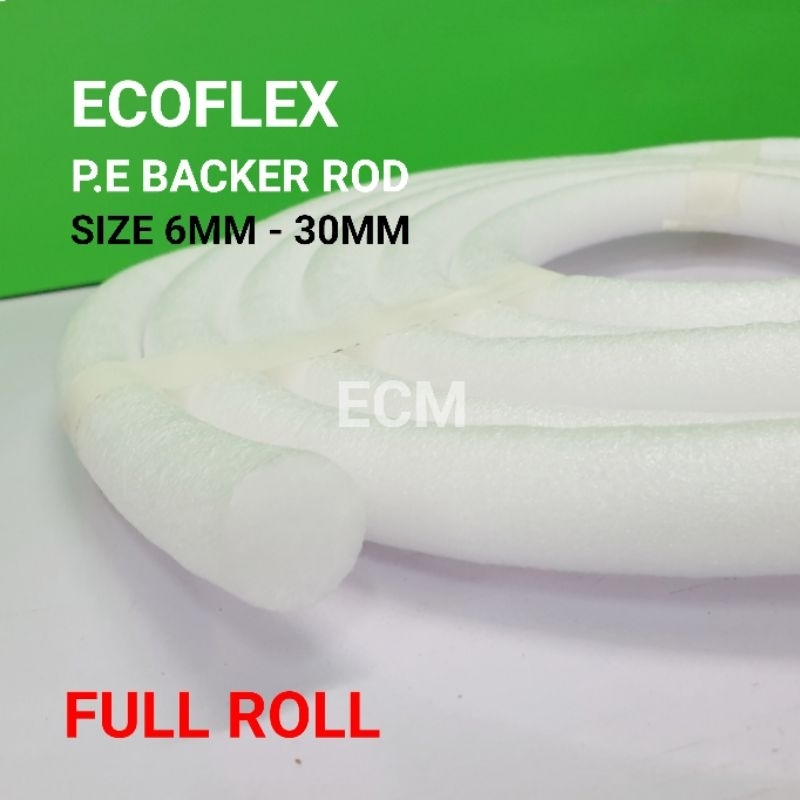 6MM - 30MM DIAMETRE (FULL ROLL) P.E CAULKING FOAM / P.E BACKER ROD - P ...