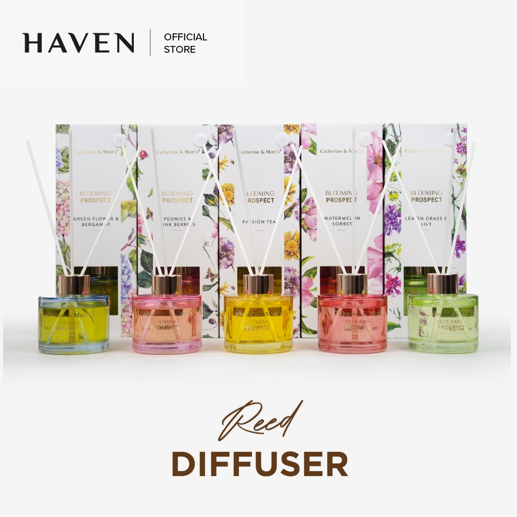 Catherine & Mott's Scented Reed Diffuser 100ml (Non Alcohol Based ...