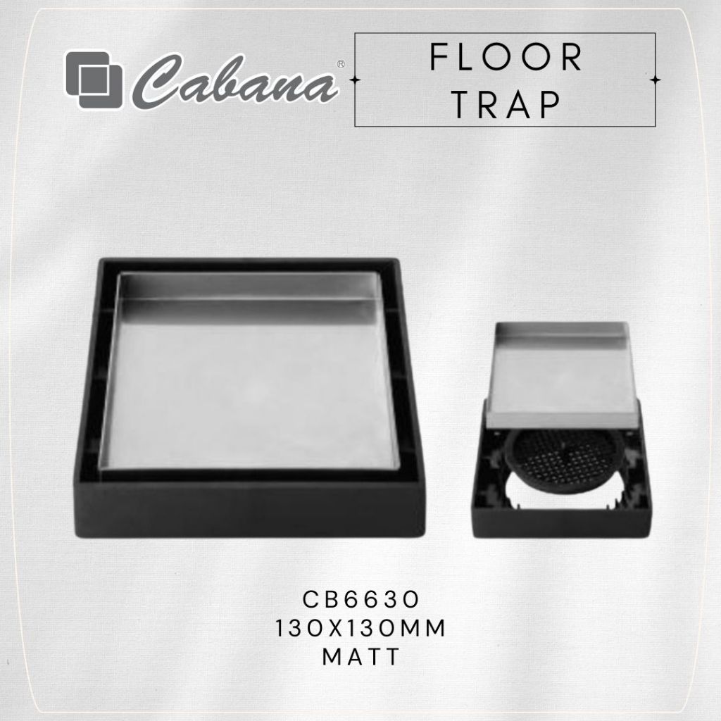 CABANA Floor Trap Bathroom 15x15 Stainless Steel 304 Material Kitchen ...