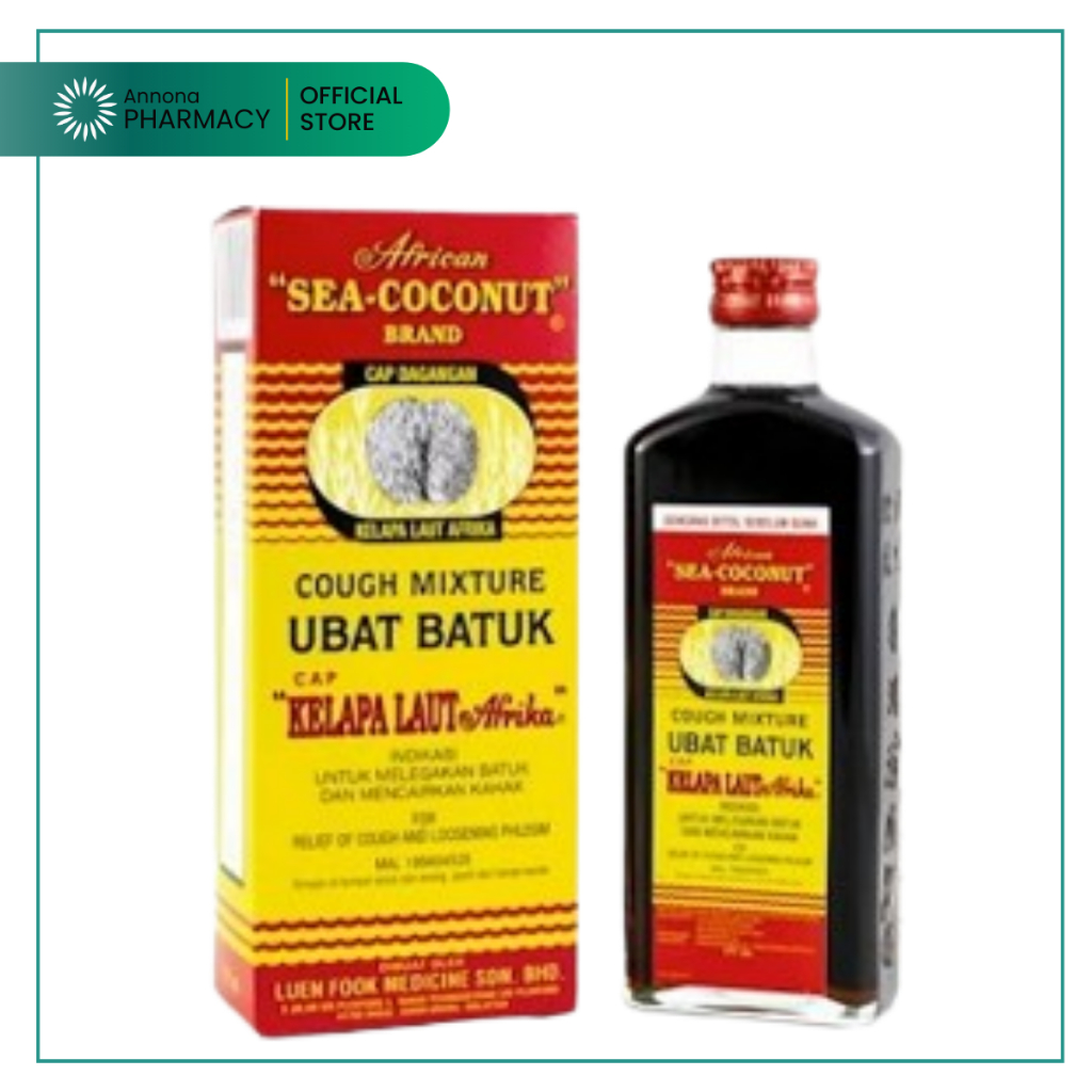 AFRIKA Ubat Batuk Cap Kelapa Laut 177ml | Shopee Malaysia