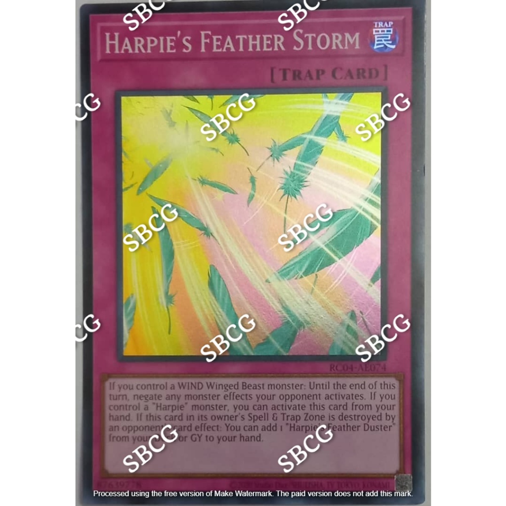 Rarity Collection Quarter Century Edition "Harpie's Feather Storm ...