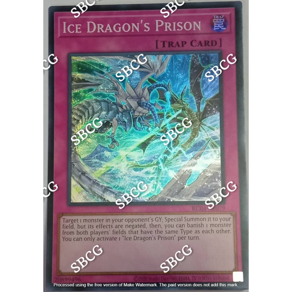 Rarity Collection Quarter Century Edition "Ice Dragon's Prison" ( RC04-AE079 ) | Shopee Malaysia