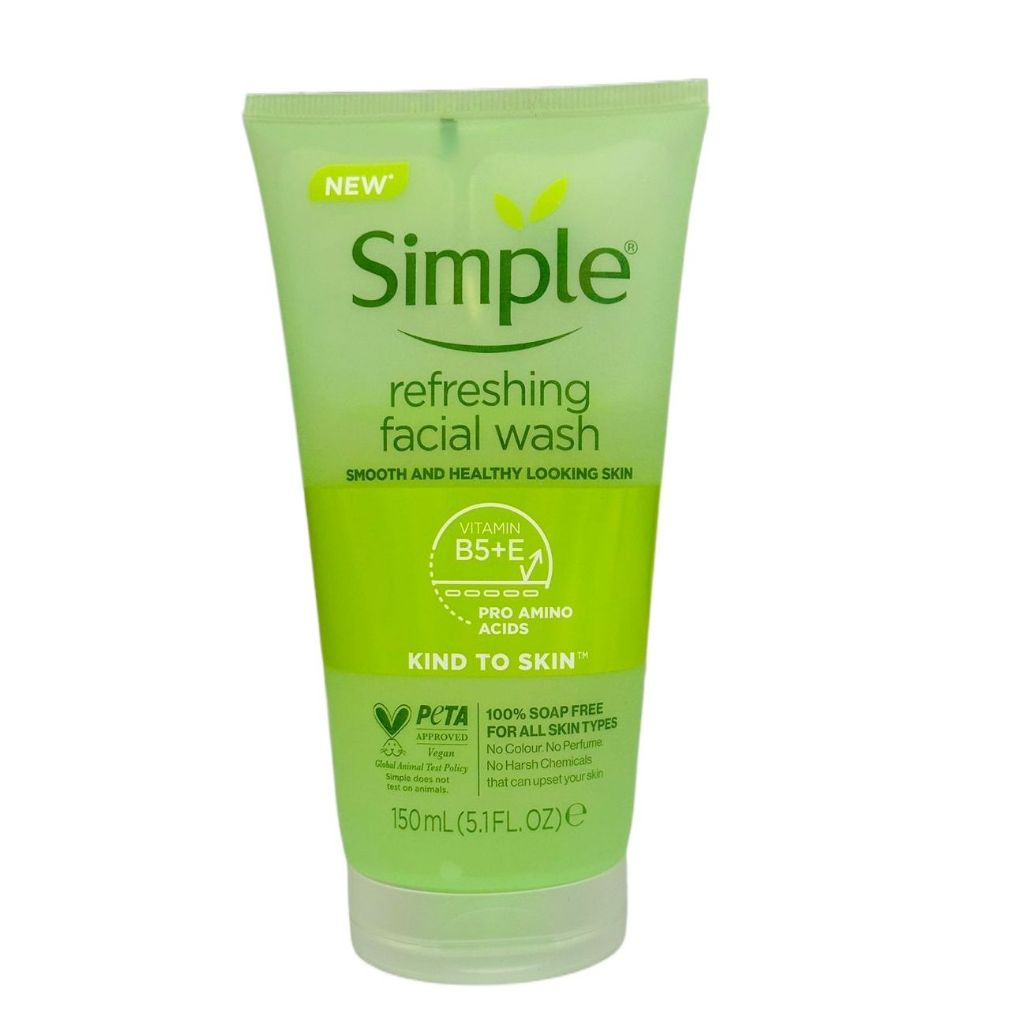 SIMPLE REFRESHING FACIAL WASH (smooth and healthy looking skin ...