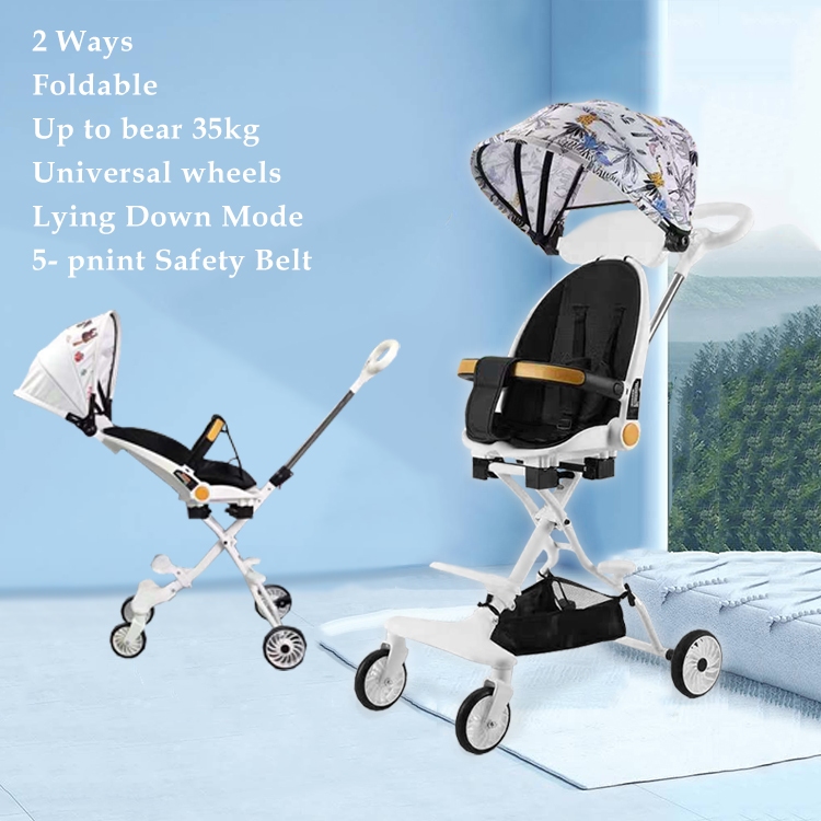 Magic Stroller Baby Foldable Troller baby 2 Ways Baby Stroller Lie Down ...