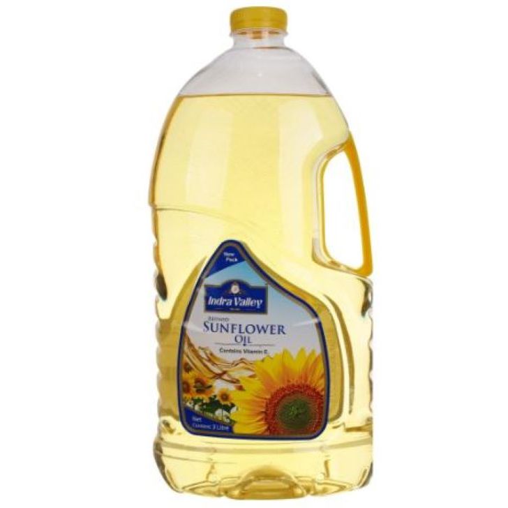 Indra Valley Sunflower Cooking Oil - 3 Liter | Shopee Malaysia