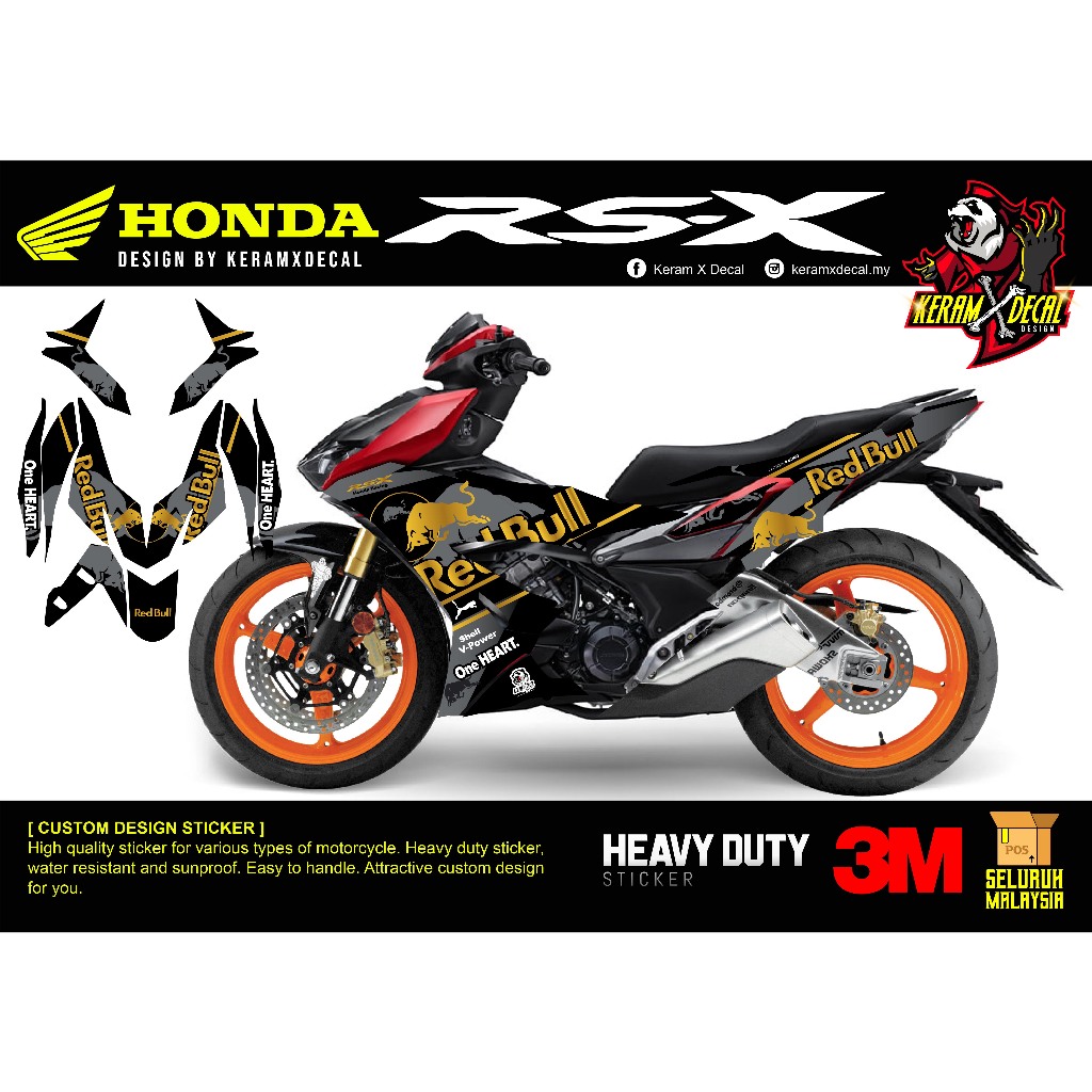 STICKER HONDA RSX FULL BODY | Shopee Malaysia