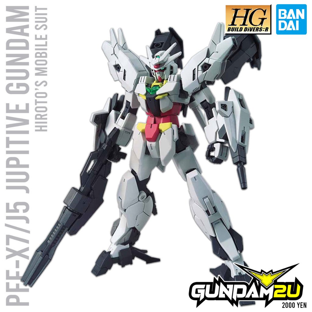 BANDAI HG 1/144 Jupitive Gundam + Core Gundam - High Grade HGBDR 13 Build Divers Rerise Plastic ...