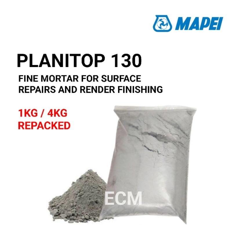 MAPEI PLANITOP 130 (1KG / 4KG REPACKED) FINE MORTAR FOR SURFACE REPAIRS ...
