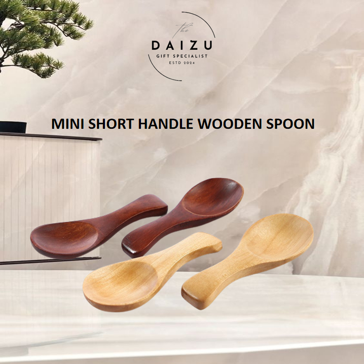 Sudu Kayu Rempah Wood Condiment Scoop Small Wooden Salt Spoon Mini ...