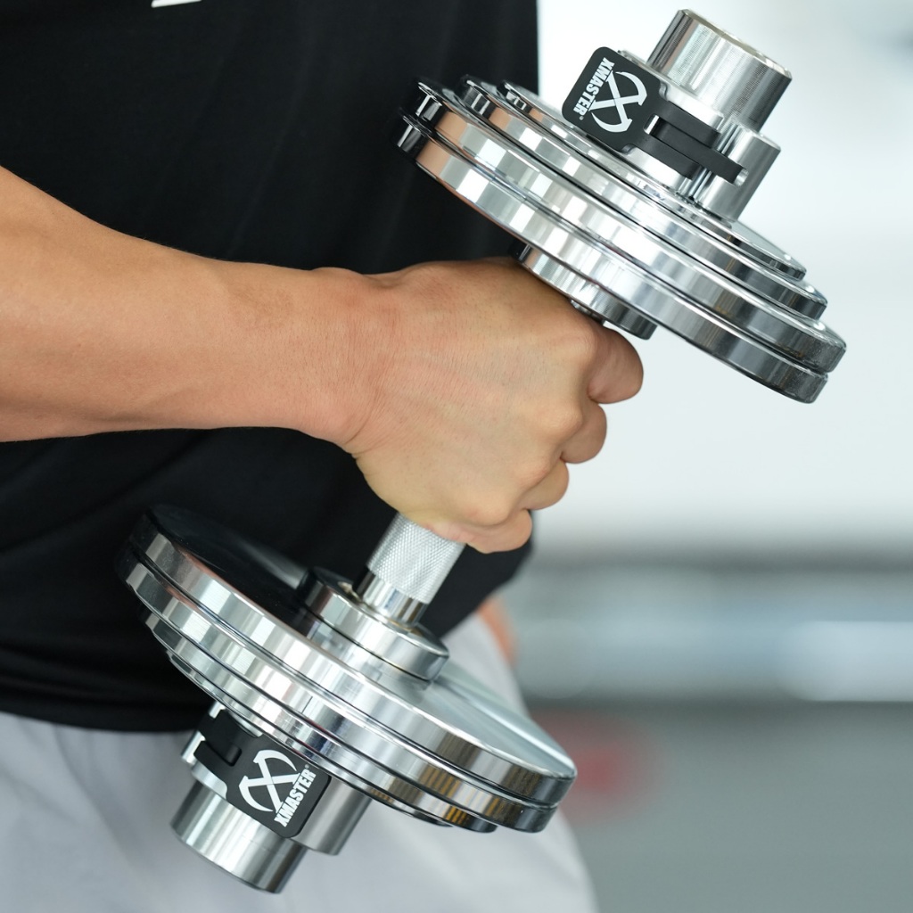 XMASTER Loadable Dumbbell set, Mini Barbell load 120KG, Fitness gym ...