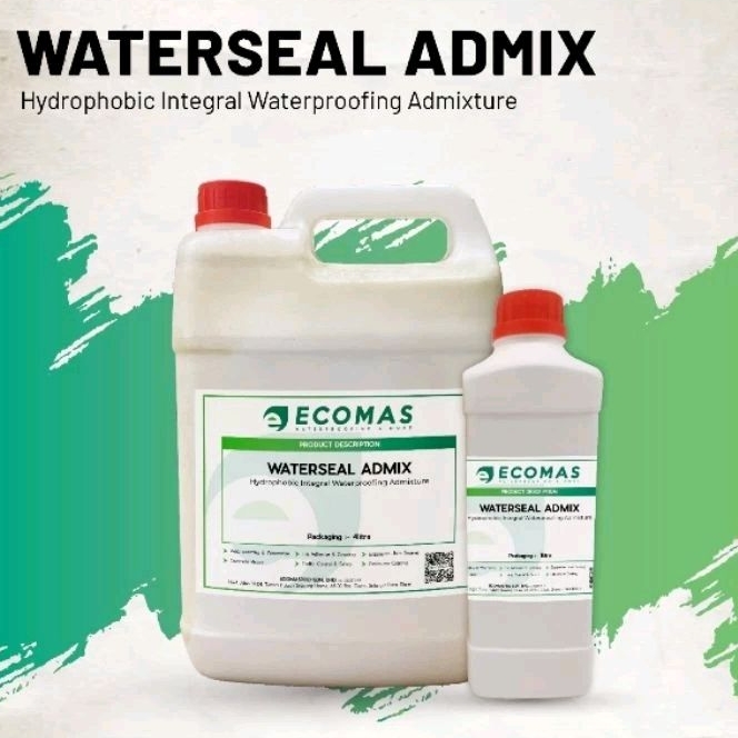 WATERSEAL ADMIX (2.5LITRE / 0.5LITRE PACK) INTEGRAL WATERPROOFING FOR ...
