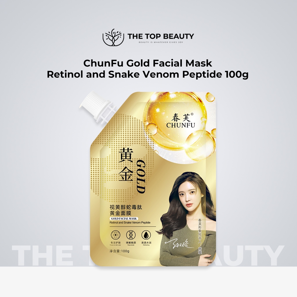 ChunFu Gold Facial Mask - Retinol and Snake Venom Peptide 100g | Shopee ...