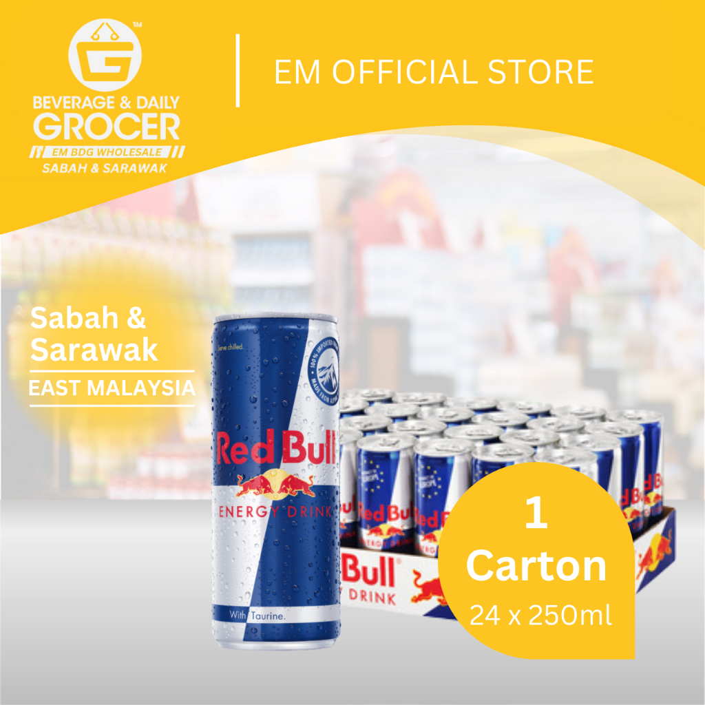 Red Bull Europe 24 x 250ml | Shopee Malaysia