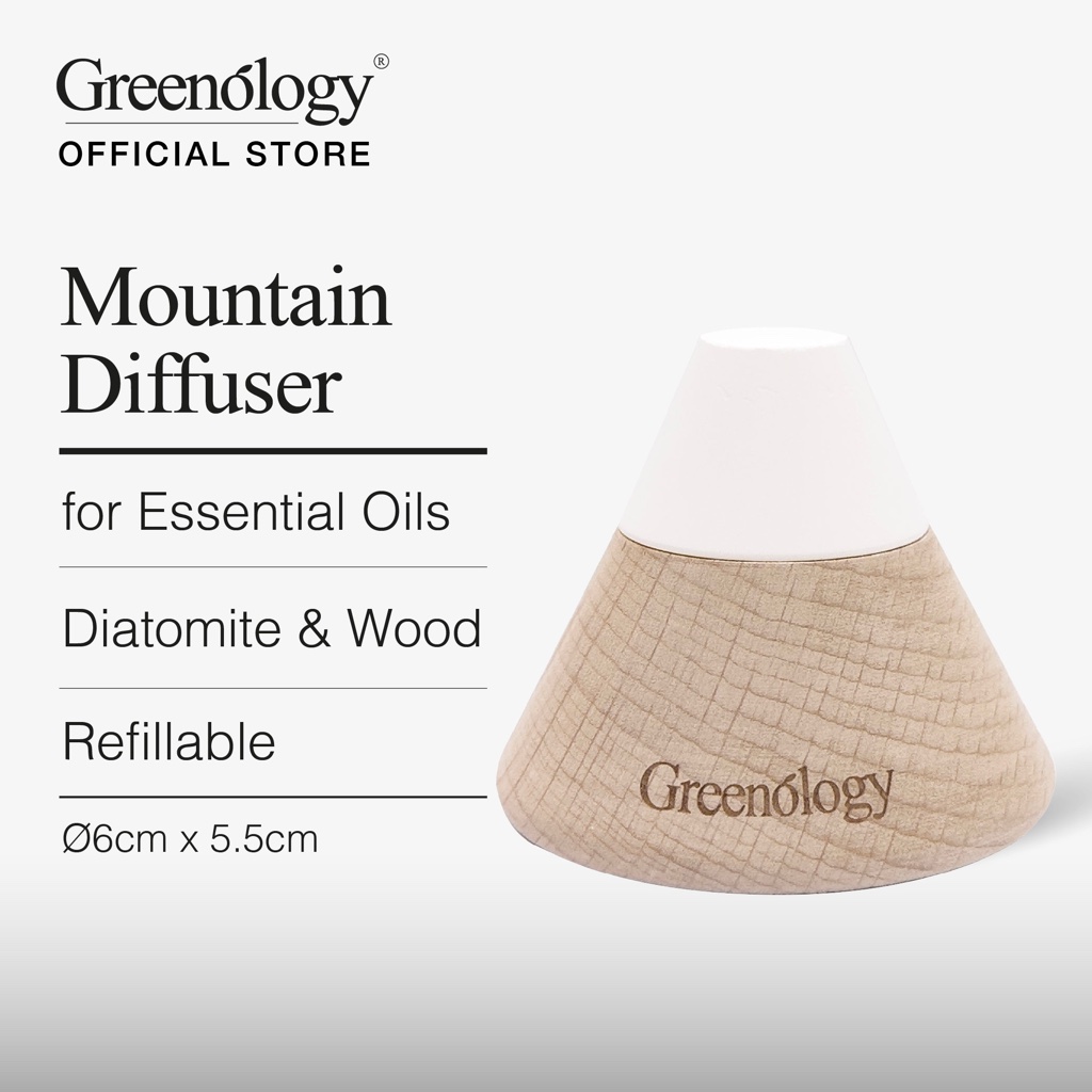 Greenology Aromatherapy Natural Mountain Diffuser | for Essential Oil ...