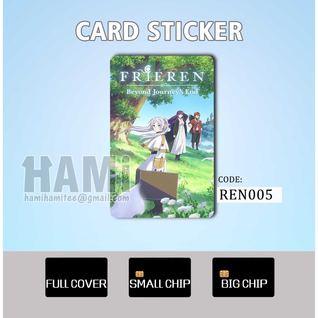 FRIEREN TNGO CARD STICKER - FERN CARD STICKER - FRIEREN: BEYOND JOURNEY ...