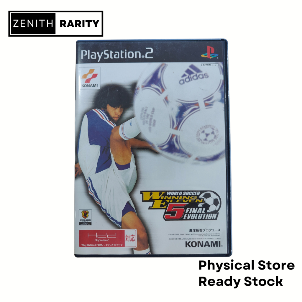 Zenith Rarity Sony Playstation PS2 game Winning Eleven 5 Final ...