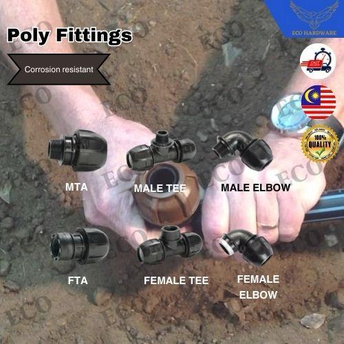 PP Compression HDPE Poly Fitting-Poly Connecter -20mm/25mm/32mm - MTA ...