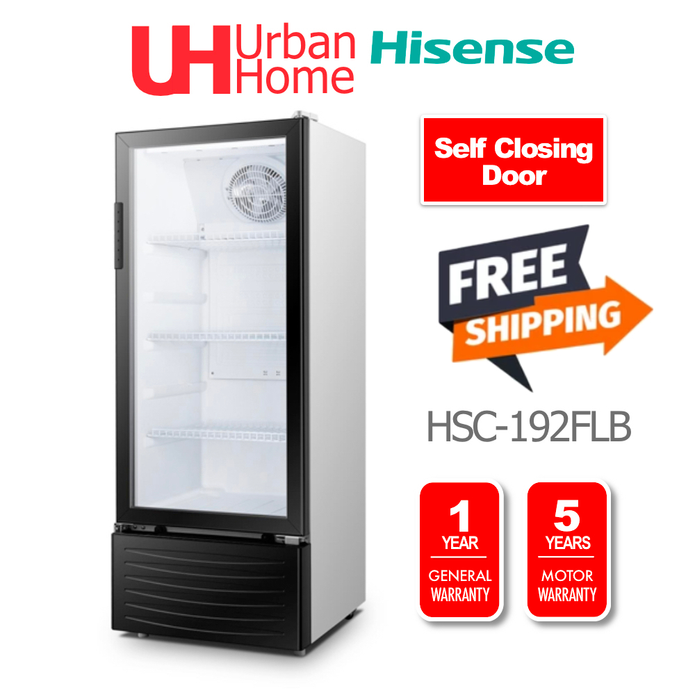 [FREE SHIPPING] Hisense Commercial Showcase Chiller ( 192L ) HSC-192FLB ...