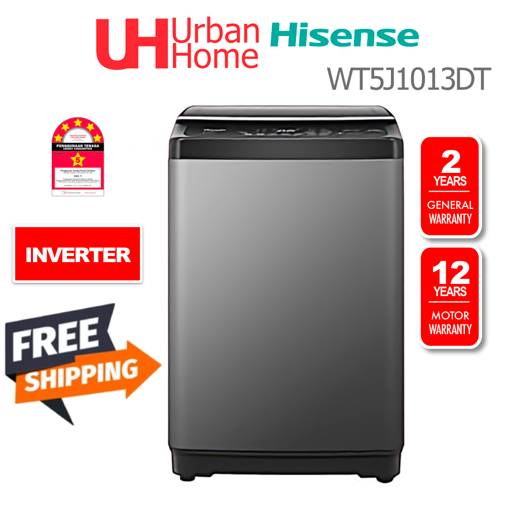 [FREE SHIPPING] Hisense Inverter Top Load Washer Washing Machine ( 10 ...