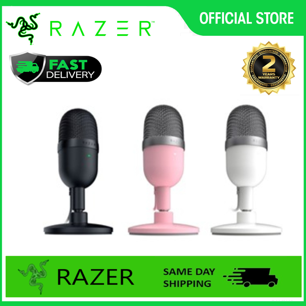 Razer Mic Seiren Mini Ultra-compact Portable Mini Streaming Microphone ...