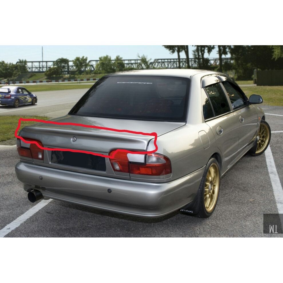 PROTON WIRA SEDAN SPOILER ITIK WIRA SPOILER ITIK BELAKANG BONNET ...